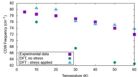 Temperature Dependence Of The Experimentally Observed Cdw Mode At 79 Cm