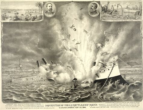 Uss Maine Destruction Encyclopedia Of Arkansas