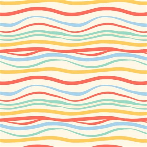 Free Vector Hand Drawn Stripes Pattern Design