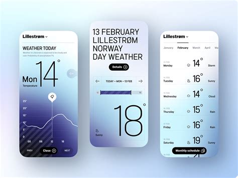 Weather App Ui Design On Behance