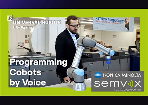 Semvox And Konica Minolta Impact The Programming Of Cobots Thanks To Cobovox Semvox