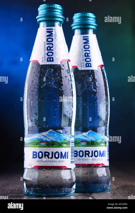 Poznan Pol Apr 30 2020 Bottles Of Borjomi A Brand Of Naturally