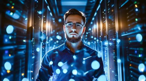 A Network Administrator Managing Data Traffic And Optimizing Network