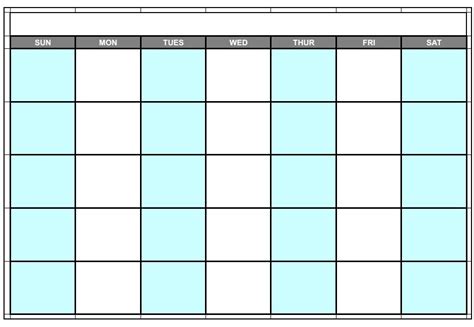 Free Blank Calendar Grid Printable Example Calendar Printable Riset