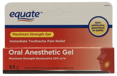 Equate Oral Anesthetic Gel 95g 95g Walmartca