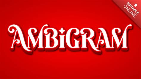 Ambigram Merry Christmas Font Text Effect Generator