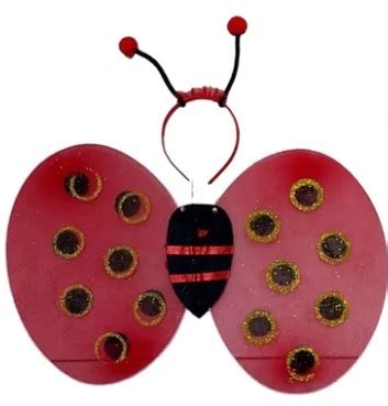 Alas De Mariquita Mariposa Papelera Central