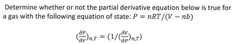 Solved Determine Whether Or Not The Partial Derivative