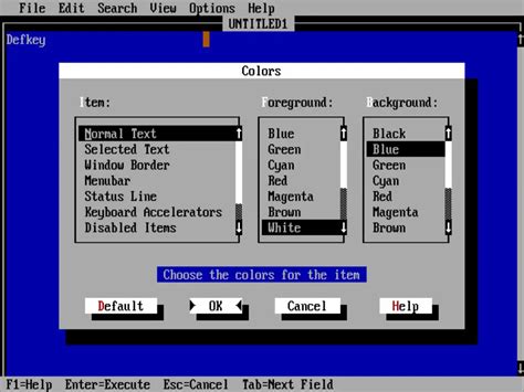 Ms Dos Edit Raccourcis Clavier ‒ Defkey
