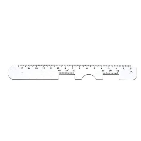 Pd Ruler Interpupillary Distance Measuring Device Test Optometry Ruler White
