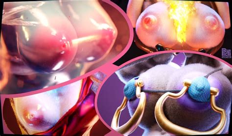 Rule 34 3d Bikini Breasts Chest Disambiguation Clothing Female Fire Fur Hi Res Nipples Picti