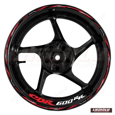 For Honda Cbr600rr Motorcycle Waterproof Decal Wheel Reflective Rim