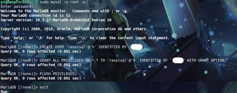 树莓派安装mysql并且开启远程访问 邓邓的部落格