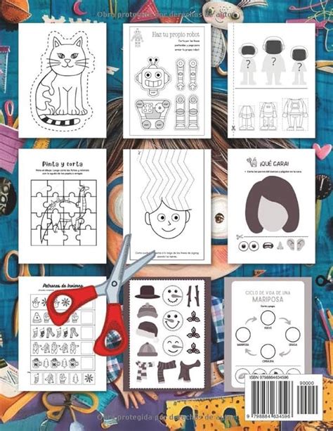Hojas De Trabajo Para Recortar Y Pegar Gratis Para Preescolar Aprender