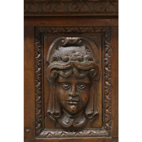 Mid 19th Century Large Antique Italian Renaissance Style Walnut Cassone