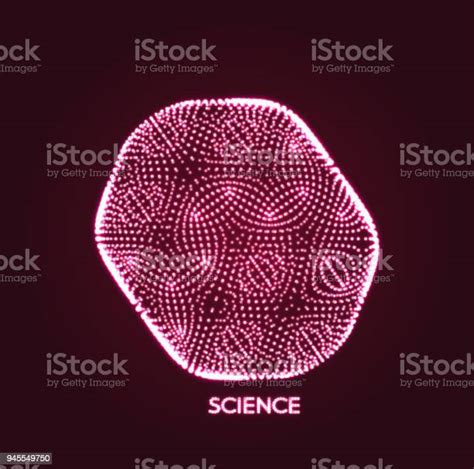 도트와 개체 분자 격자입니다 3d 기술 스타일 입자입니다 벡터 일러스트입니다 화학 및 과학에 대 한 미래의 연결 구조입니다 0명에 대한 스톡 벡터 아트 및 기타 이미지