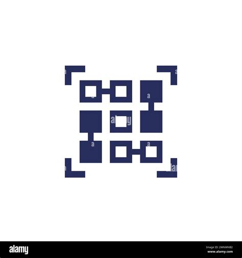 Pattern Recognition Icon On White Stock Vector Image And Art Alamy