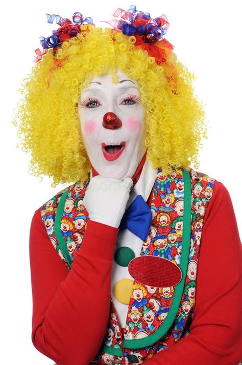 Female Clown Smiling Stock Image Image Of Woman Grin 5272913