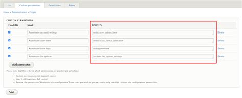 create custom permissions for existing paths in drupal drupal sun