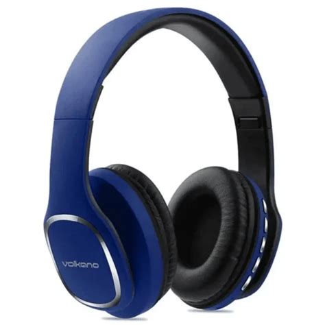 VOLKANO PHONIC SERIES BLUETOOTH FULL SIZE HEADPHONES BLUE Só Tinteiro Lda