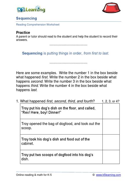 Grade 2 Sequencing A Pdf