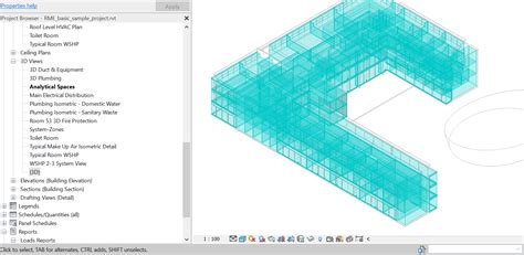 Gbxml 파일을 내보낼 때 Revit에서 모델의 3d 미리보기가 누락됩니다