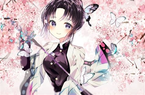 Save Follow Shinobu Kocho Insect Hashira Demon Slayer Kimetsu No Yaiba Slayer