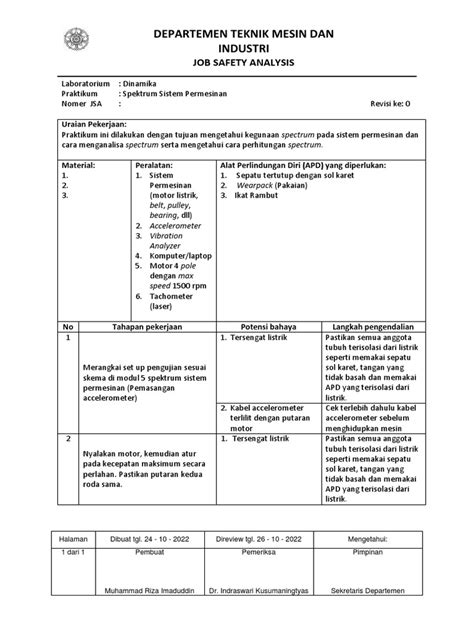 Muhammad Riza Imaduddin Jsa Getaran Mekanis Pdf