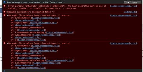 Blazor Error The Hash Algorithm Must Be One Of Sha256 Sha384 Or