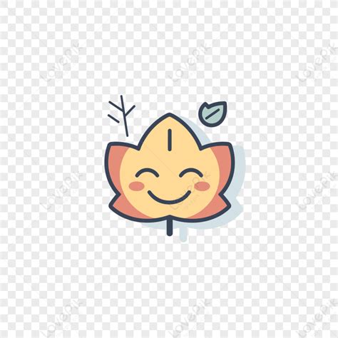 卡通叶子插图 向量用户界面平面彩色輪廓圖標樣式eps圖案素材免費下載，可愛卡通圖片，尺寸4267 × 4267px Lovepik