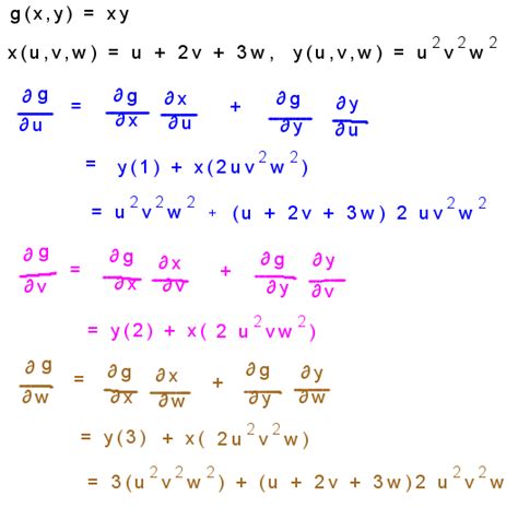 Geneseo Math 223 01 Chain Rule