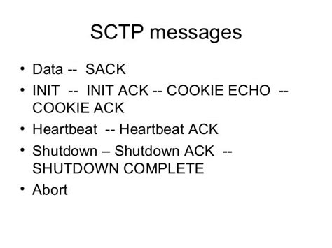 Sctp Introduction
