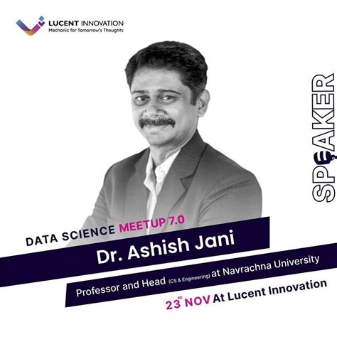 Dhruv Dattani On Linkedin Meetup Datascinece Lucentinnovation