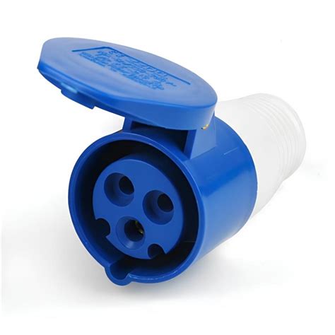 3pin 16amp Industrial Socket Female Siddiqui Trading Fzco