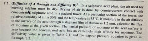 23 Diffusion Of A Through Non Diffusing B In A