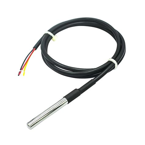 Ds18b20 Waterproof Temperature Sensor 1m Length Flux Electronix