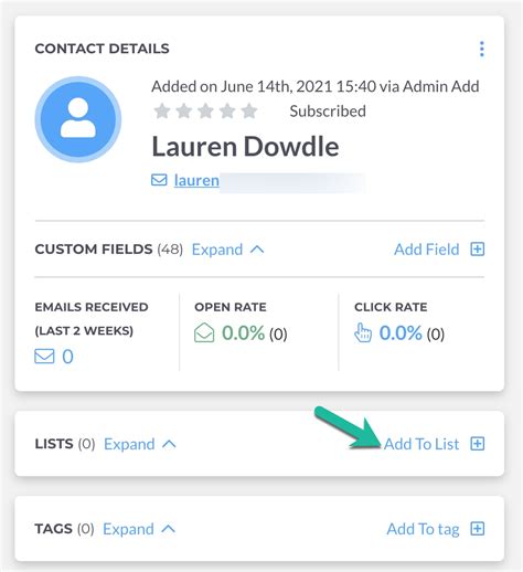 How Do I Add Contacts To A List