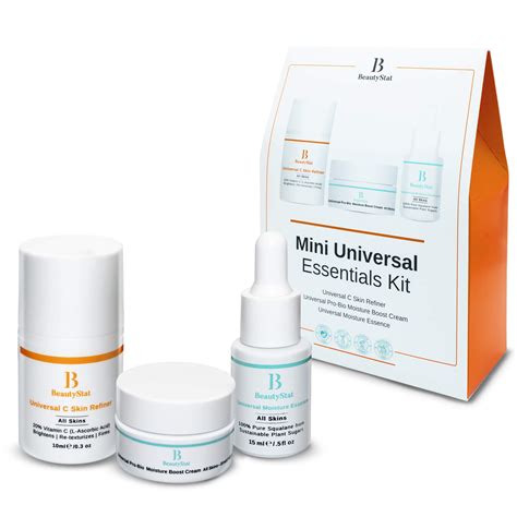 Beautystat Mini Universal Essentials Skin Care Kit 3 In 1 Set By