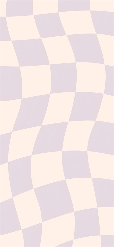 Wavy Checkered Pattern Wallpaper