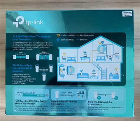 Tp Link Av1300 Gigabit Powerline Ac Wi Fi Kit Computers And Tech Parts And Accessories Networking