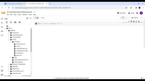 My Work On Unemployment Analysis With Python Sneha Shaji Punnan