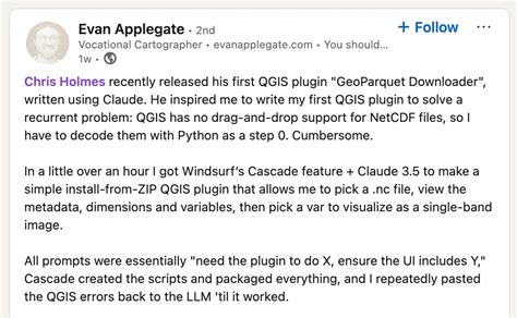 Coding Qgis Plug Ins With Ai Coding Tools Cloud Native Geospatial