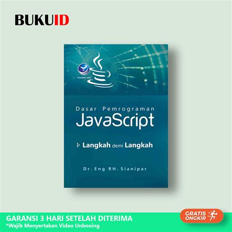 Jual Buku Dasar Pemrograman Javascript Langkah Demi Langkah Original Shopee Indonesia