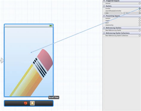Iphone How To Create A Uiscrollview In Storyboard Stack Overflow