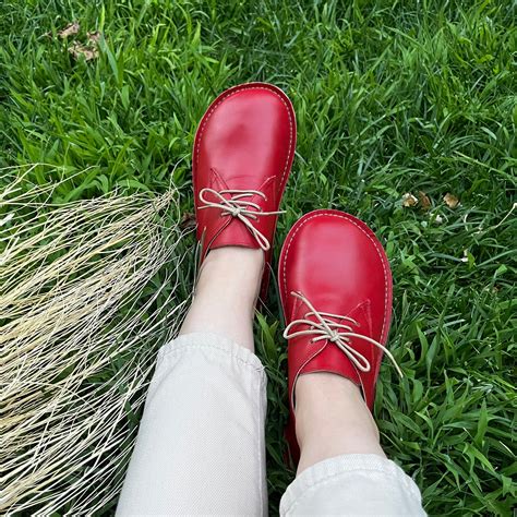 Red Extra Wide Shoes