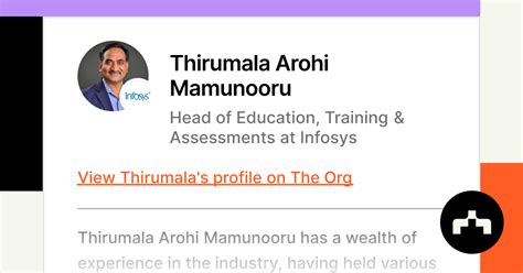 Thirumala Arohi Mamunooru Head Of Education Training And Assessments