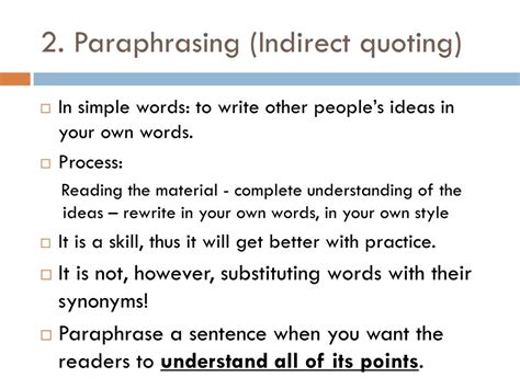 Ppt Referencing And Paraphrasing Powerpoint Presentation Free Download Id 6565789