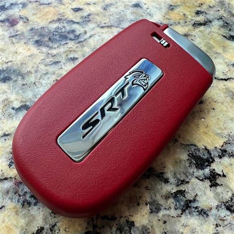 Srt Red Key Fob Hellcat 5 Button With Silver Logo Dodge Jeep For Sale Emgcartech