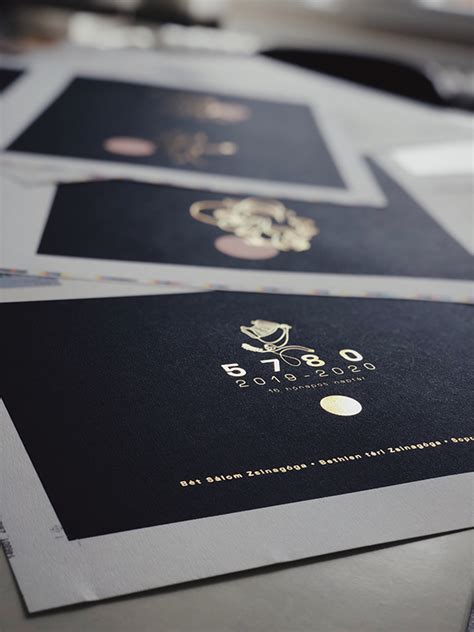 Gold Foil Calendar On Behance