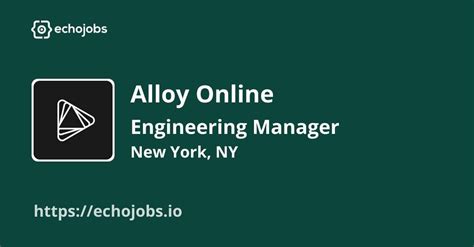 Alloy Online Is Hiring Engineering Manager Connect New York Ny Javascript Python Aws R